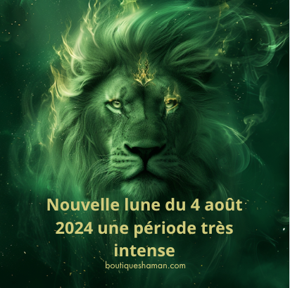 Nouvelle lune du 4 août 2024 une période très intense – Boutique Shaman